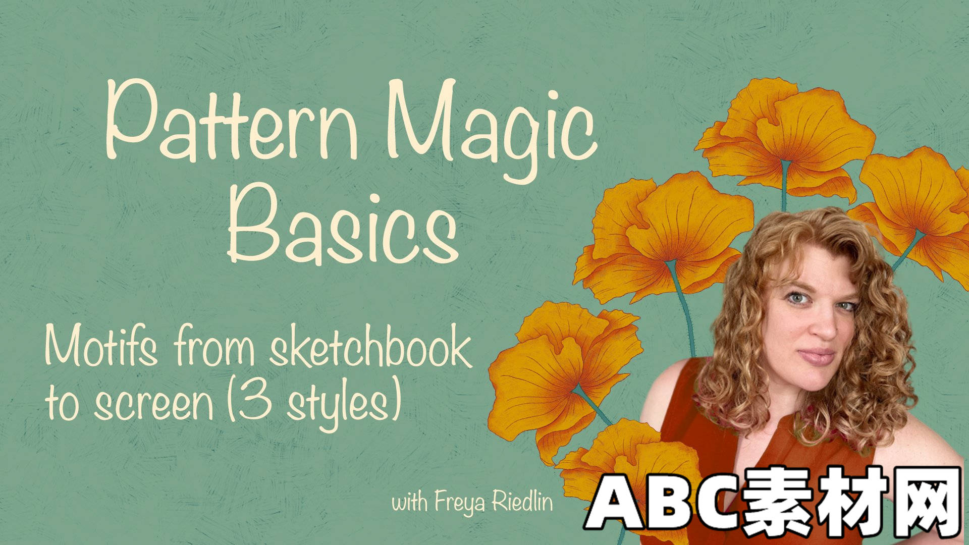 Pattern Magic Basics Motifs from Sketchbook to Screen 3 Styles | ABC素材资源网