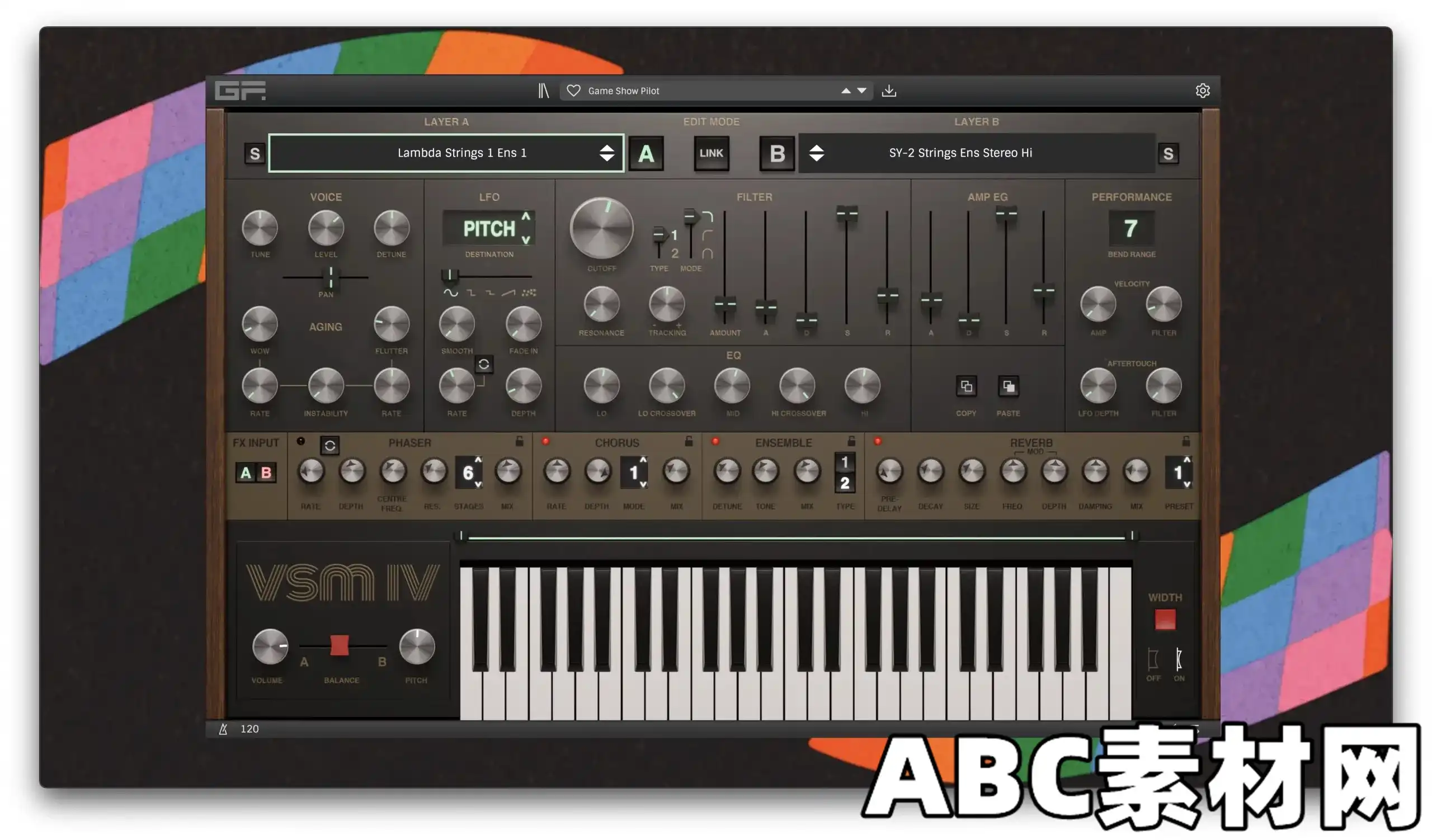 弦乐合成器GForce VSM IV v1.0.0 Incl Keygen (Win and macOSX)-R2R | ABC素材资源网